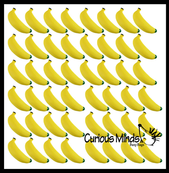 BULK - WHOLESALE - Sand Filled Squishy Banana - Moldable Sensory, Stre ...