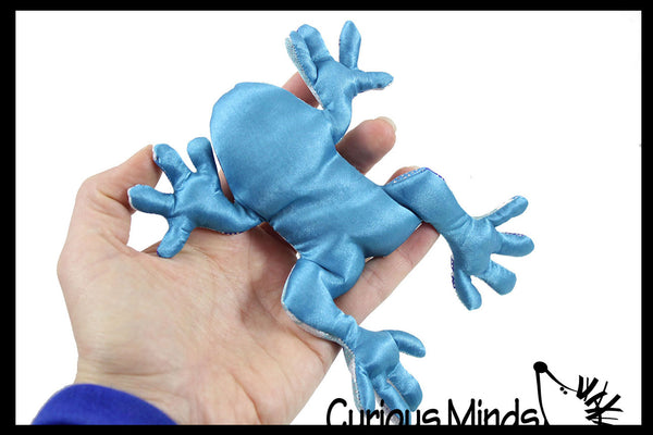 Frog Sand Filled Animal Toy - Heavy Weighted Sandbag Animal Plush Bean ...