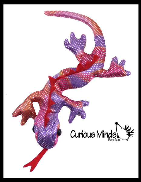 Lizard Sand Filled Animal Toy - Heavy Weighted Sandbag Animal Plush Be ...