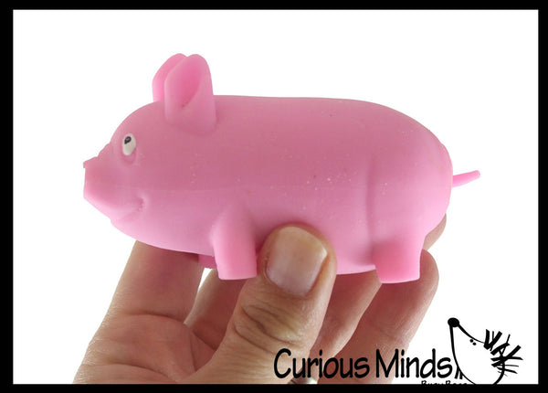 Pig Sand Filled Squishy - Piggie Moldable Sensory, Stress, Squeeze Fid ...