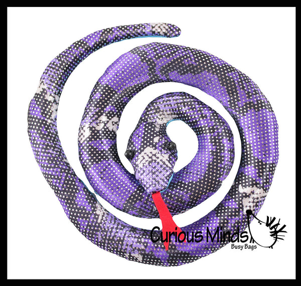 Snake Coiled Sand Filled Animal Toy - Heavy Weighted Sandbag Animal Pl ...