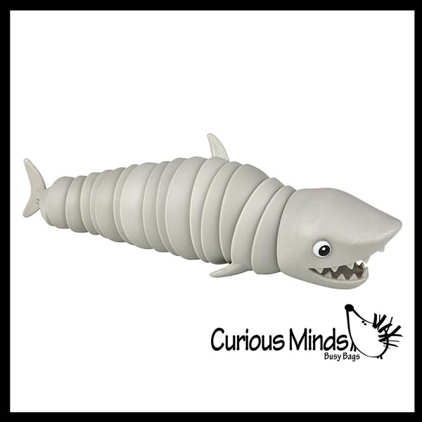 Shark Fidget - Large Wiggle Articulated Jointed Moving Sea Creature To ...