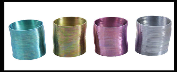 Metal Colored Magic Spring Coil Toy - Sensory Fidget Toy - Relaxing ...