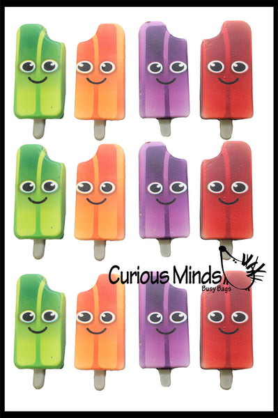 CLEARANCE - SALE - Squishy Slow Rise Popsicle with Face - Scented Sens ...