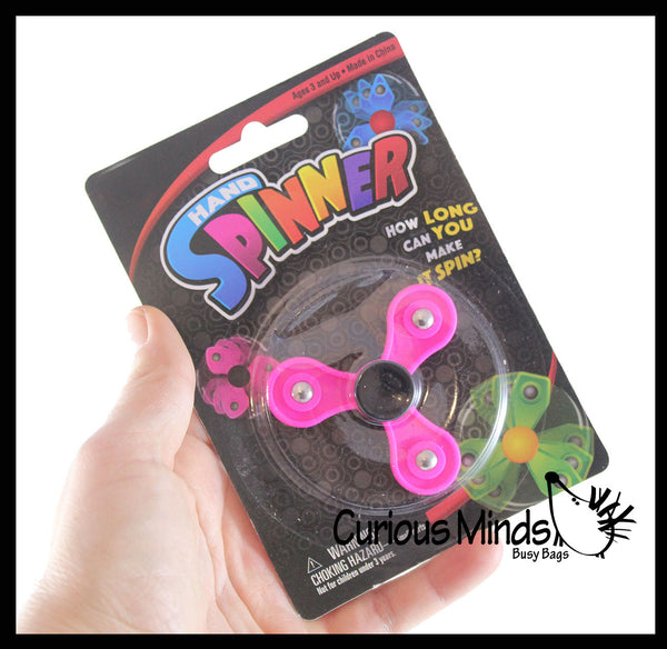 Small Fidget Spinners - Fidget Toy - Sensory Stress Toy - Tiny Hand Sp ...