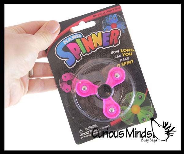 Small Fidget Spinners - Fidget Toy - Sensory Stress Toy - Tiny Hand Sp ...