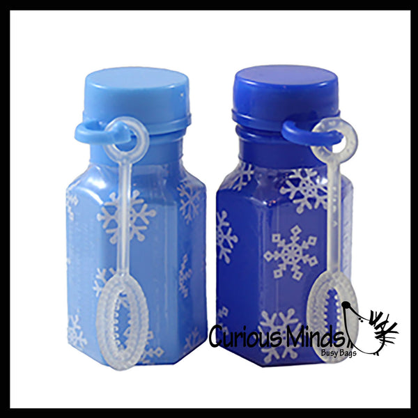 TINY Snowflake Winter Bubbles - Party Favors | Curious Minds Busy Bags