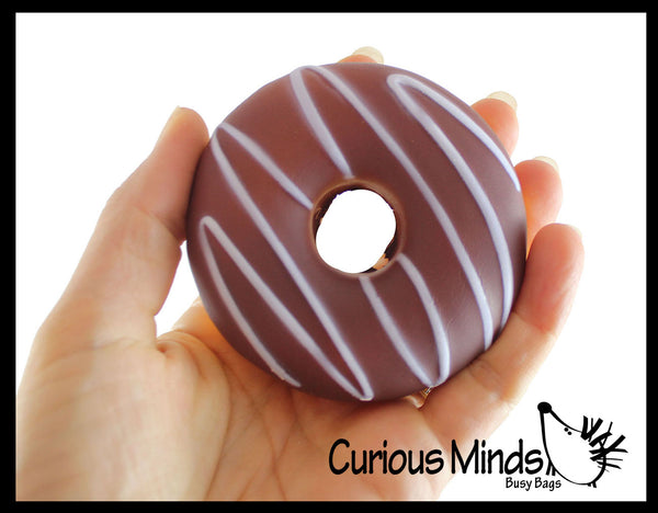 Donut Squishy Slow Rise Foam - Scented Sensory, Stress, Fidget Toy Dou ...