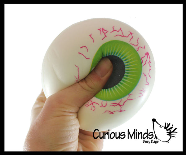 Large Eye Slow Rise Squishy Foam Stress Ball - Sensory, Stress, Fidget ...
