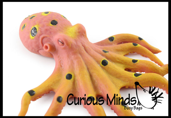 Stretchy Octopus - Squishy Sensory Fidget Toy - Stress Relief - Builds ...