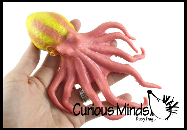 Stretchy Octopus - Squishy Sensory Fidget Toy - Stress Relief - Builds ...