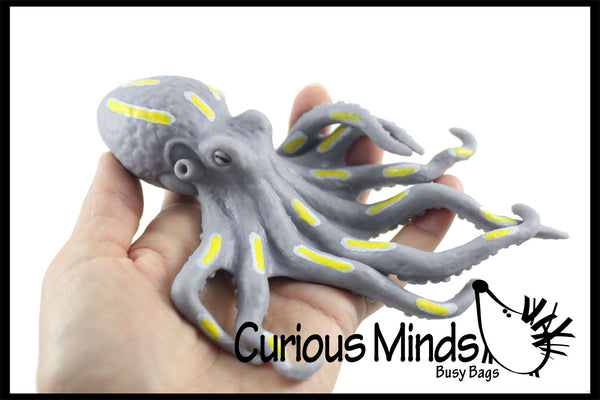 Stretchy Octopus - Squishy Sensory Fidget Toy - Stress Relief - Builds ...