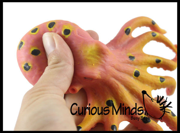 Stretchy Octopus - Squishy Sensory Fidget Toy - Stress Relief - Builds ...