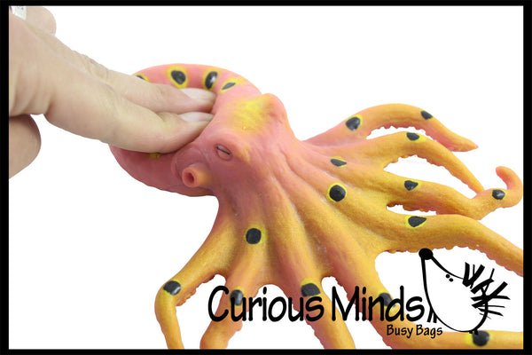 Stretchy Octopus - Squishy Sensory Fidget Toy - Stress Relief - Builds ...