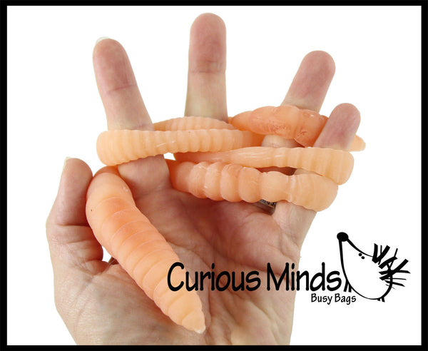 Stretchy Worm - Squishy Sensory Fidget Toy - Stress Relief - Builds Re ...