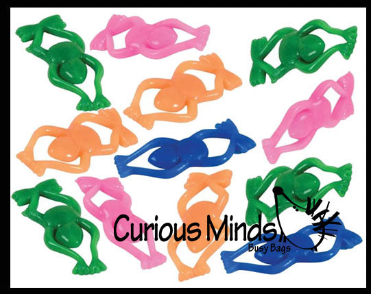 Tiny Frog Sling Shot Toys - Mini Individually Wrapped Fun Toy - Prizes ...