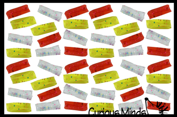 Tiny Water Filled Tube Snake Stress Toy - Squishy Wiggler Sensory Fidg ...