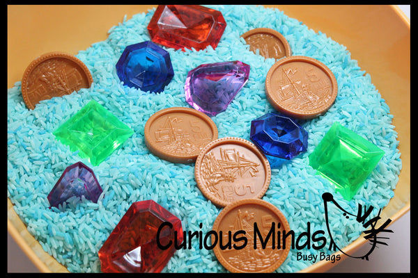 Giant Gem and Coin Pool Dive Toy - Water Table Toy | Curious Minds Busy ...