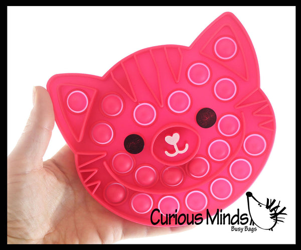 Large Cat Valentines Day Bubble Popper Fidget Toy - Fun Party Favor To ...