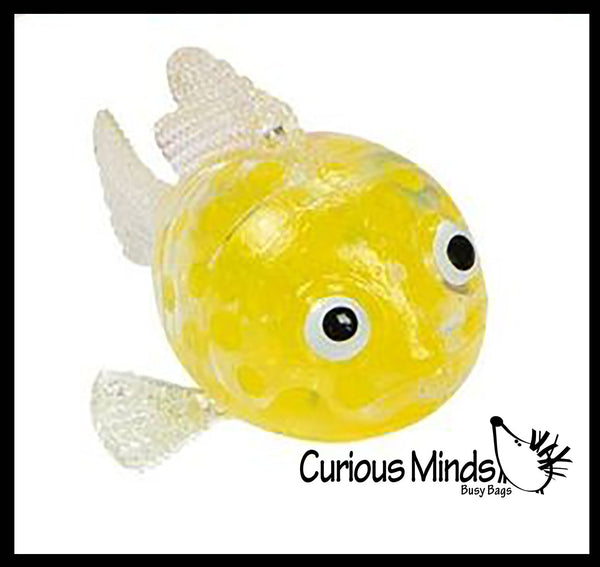 Fish Water Bead Filled Squeeze Stress Ball - Sensory, Stress, Fidget T ...