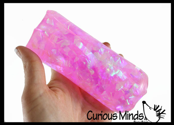 Jumbo Water Trick Snake Filled with Sparkle Streamers - Stress Toy - S ...